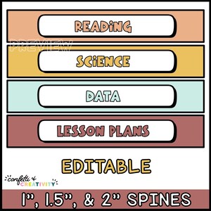 Teacher Binder Covers and Spines | Editable Binder Covers | Neutral ...