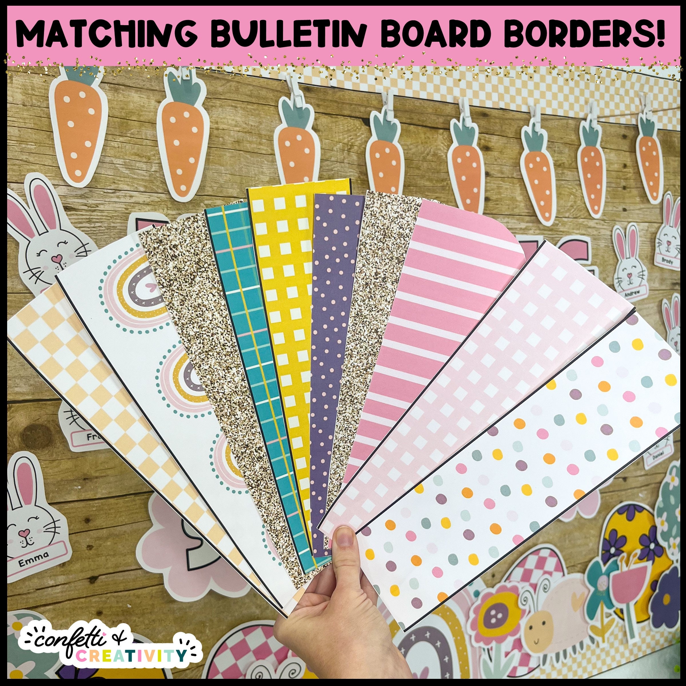 Spring Bulletin Board Kit: Classroom Decor (digital Download) - Etsy