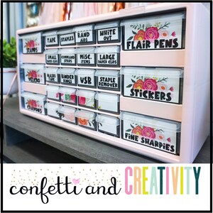 Floral Farmhouse Teacher Toolbox Editable Labels | Farmhouse Classroom ...