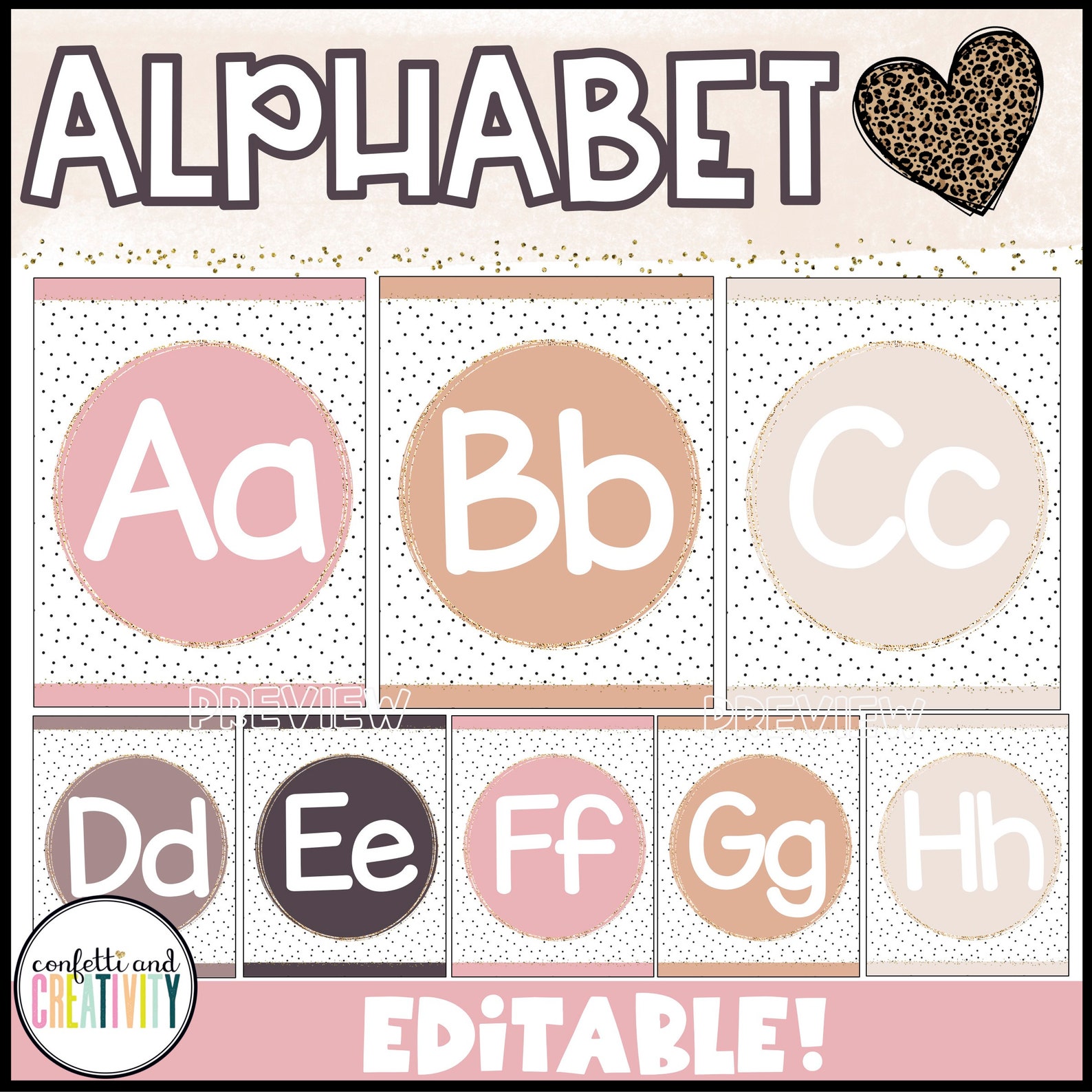 Boho Neutral Alphabet Posters for the Classroom Classroom - Etsy