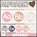 Boho Neutral Alphabet Posters for the Classroom Classroom - Etsy