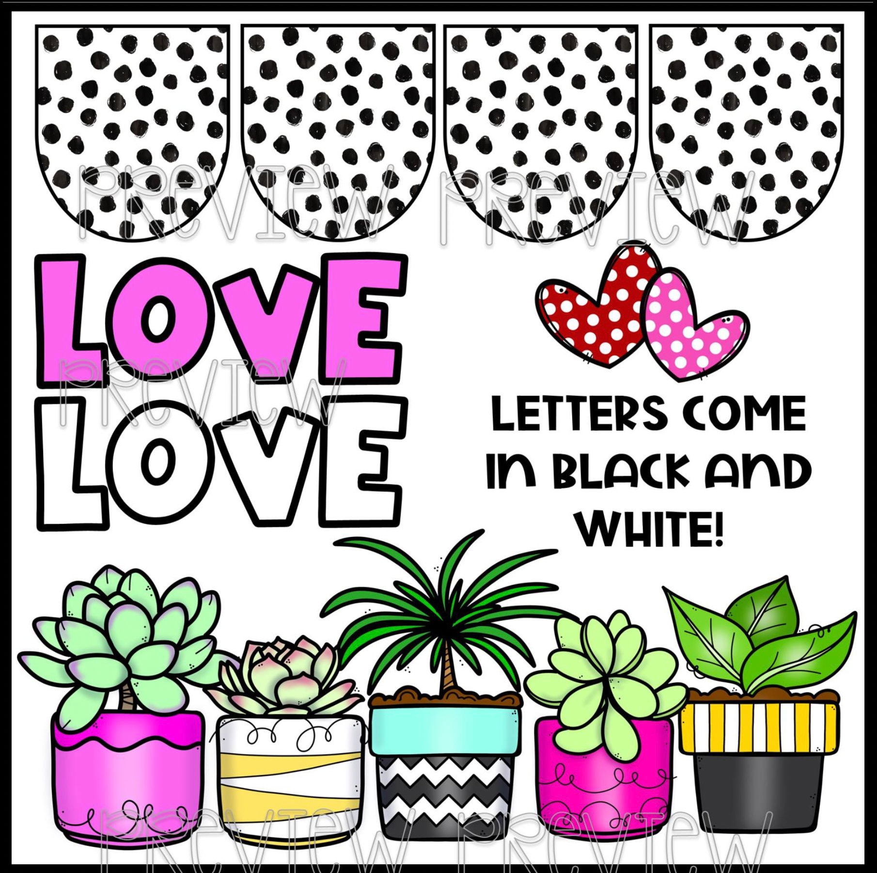 Valentine's Day Bulletin Board Kit: 'love Grows Here' Classroom Decor ...