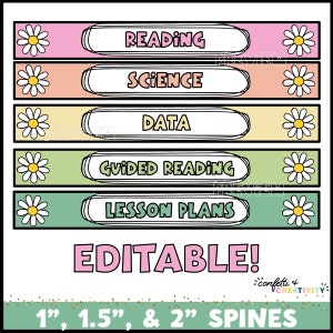 Teacher Binder Covers and Spines | Retro Binder Covers | Classroom ...