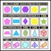 2D and 3D Shapes Posters for the Classroom Bold Brights Classroom Decor ...