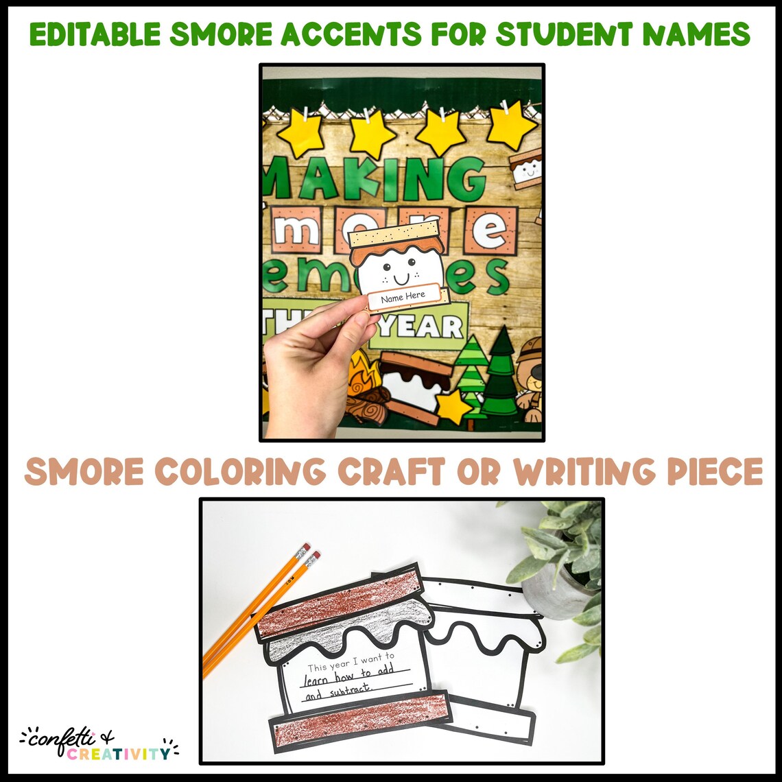 New Years Bulletin Board Kit January Bulletin Board - Etsy