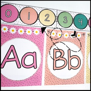 Retro Classroom Number Line | Colorful Classroom Decor | Number Line ...