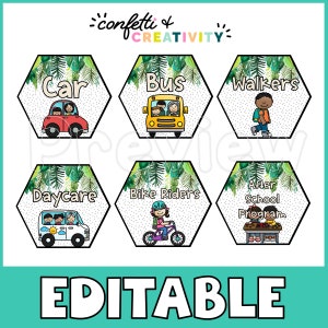 Tropical How We Go Home Dismissal Chart Template | How We Go Home ...