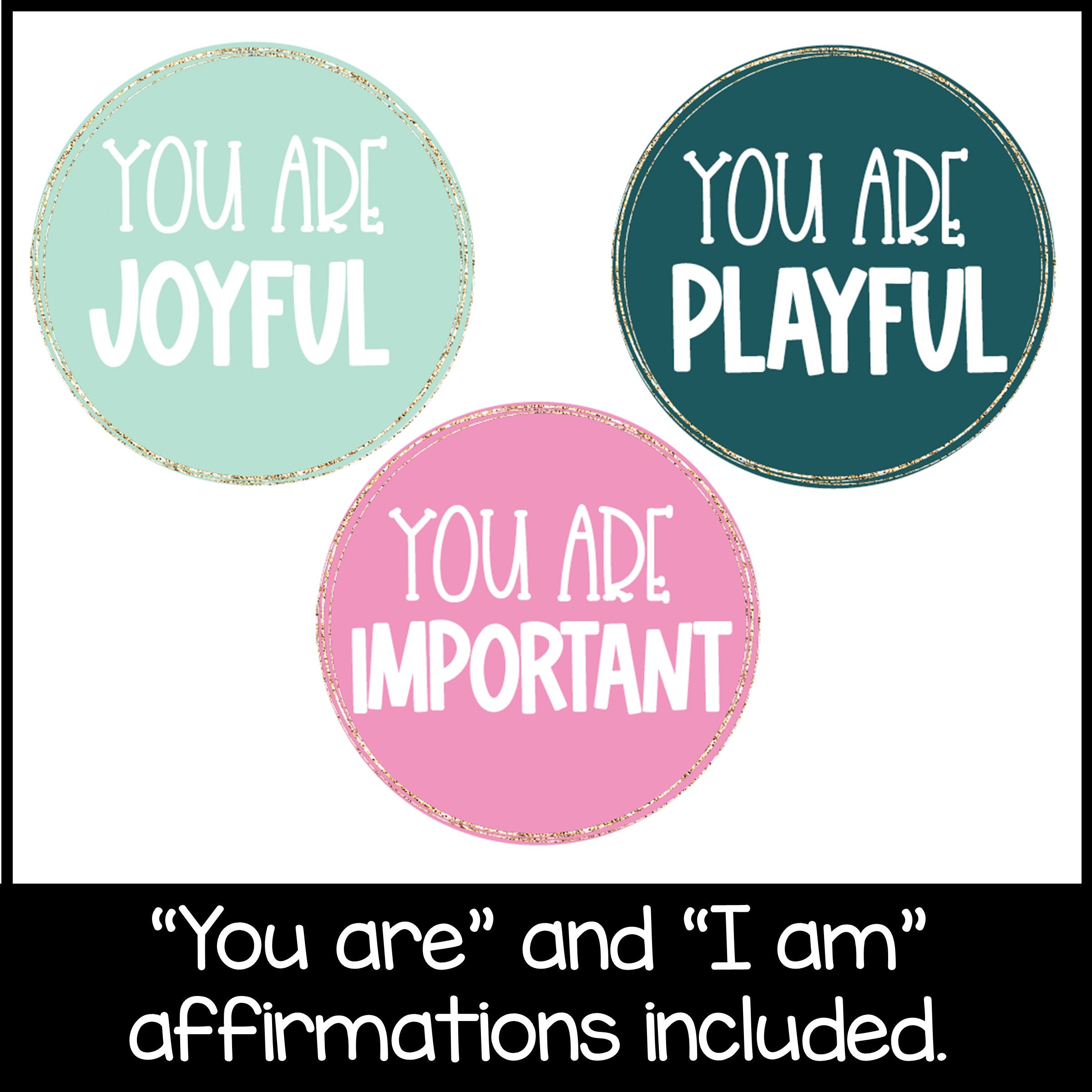 Classroom Affirmation Station: Colorful Elementary Decor (digital ...