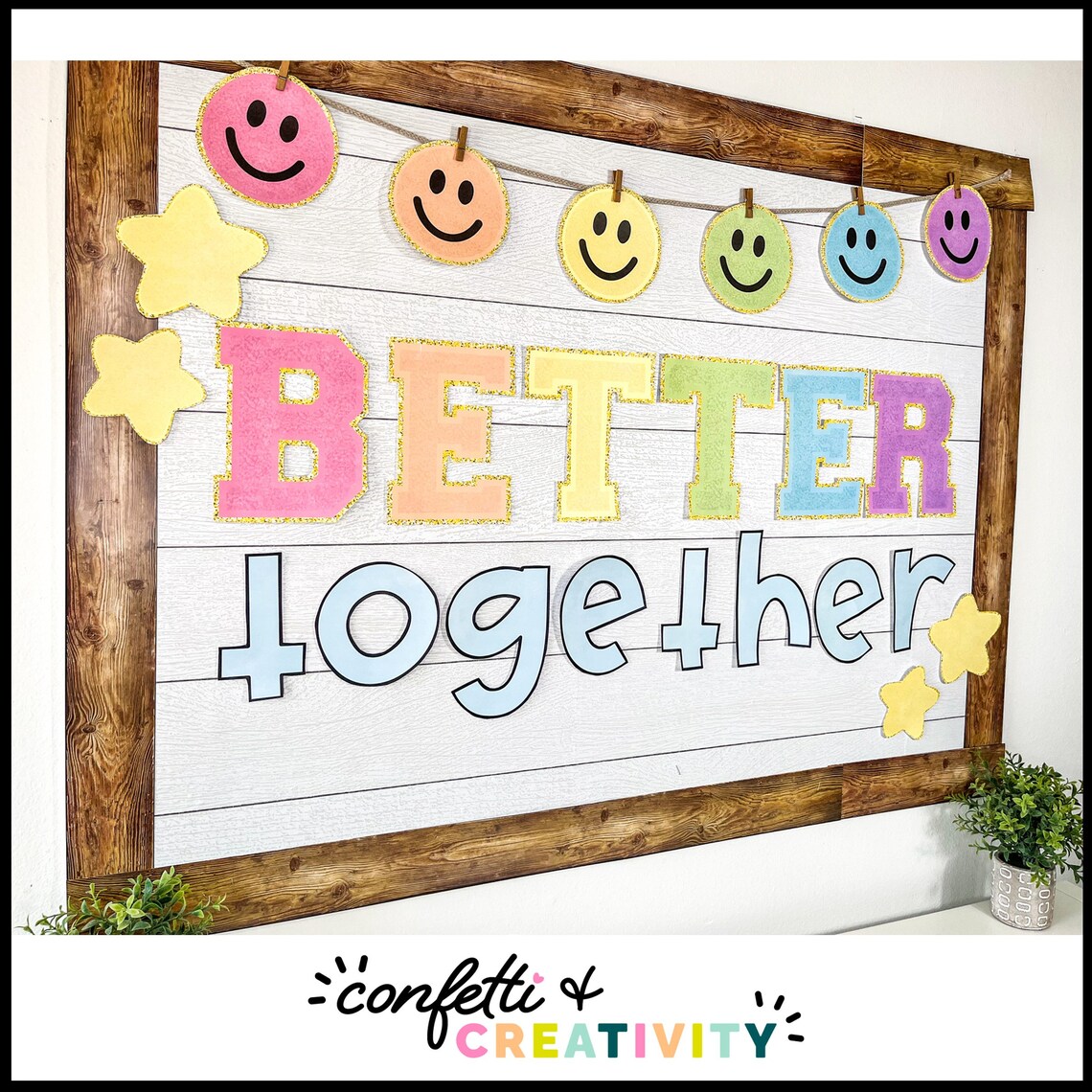 Better Together Bulletin Board Kit: Back to School Classroom Decor ...