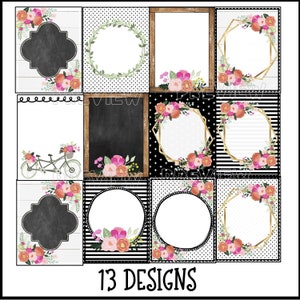 Teacher Binder Covers and Spines | Floral Farmhouse Binder Covers ...