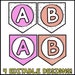 Classroom Alphabet Banner: Bright Classroom Decor (digital Download) - Etsy
