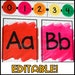 Watercolor Alphabet Posters for the Classroom | Classroom Decor ...