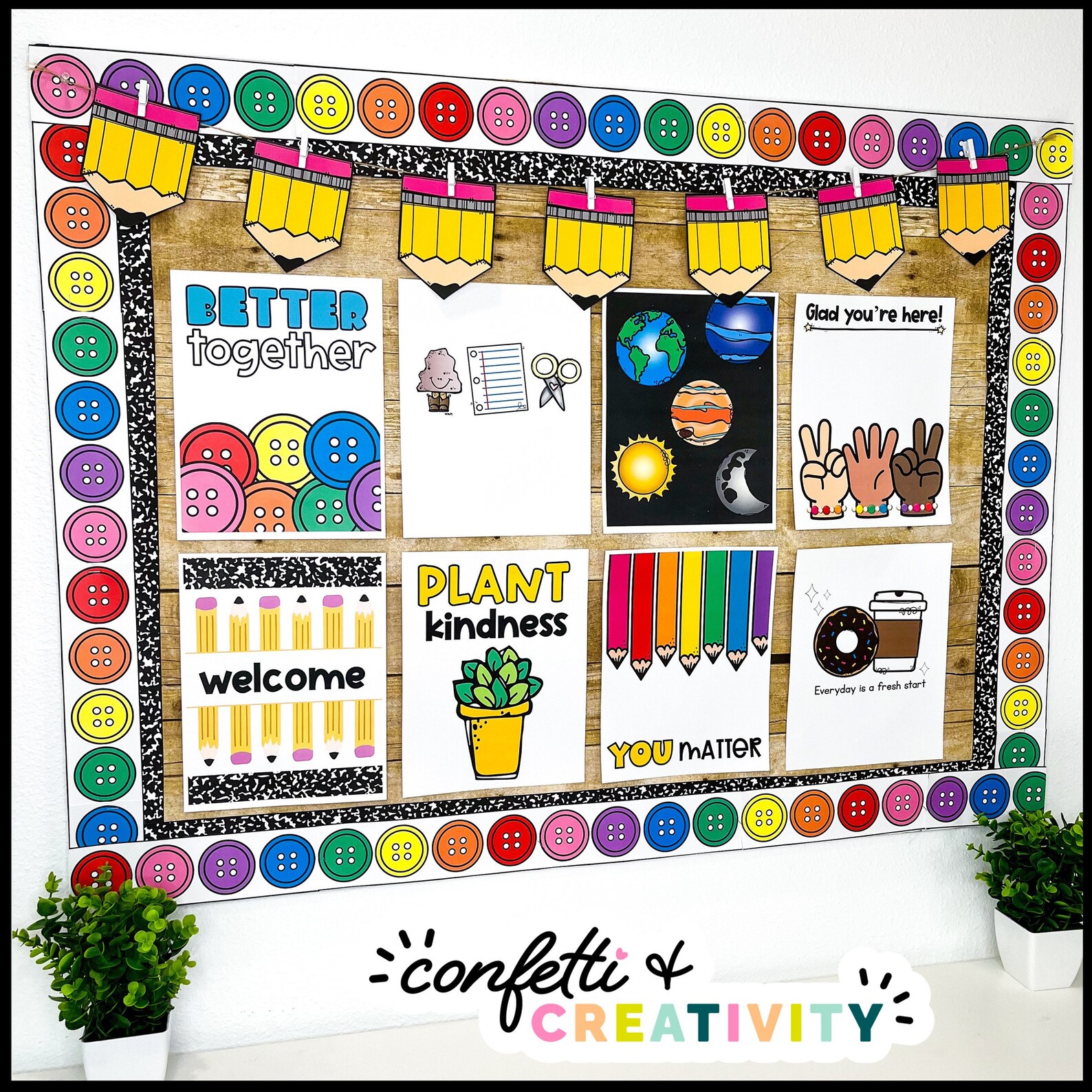 Back to School Bulletin Board Posters: Classroom Decor (digital ...