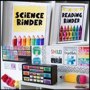 Watercolor Classroom Decor Bundle: Colorful Theme (digital Download) - Etsy