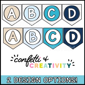 Alphabet Banner for the Classroom | Ocean Classroom Decor | ABC Banner ...