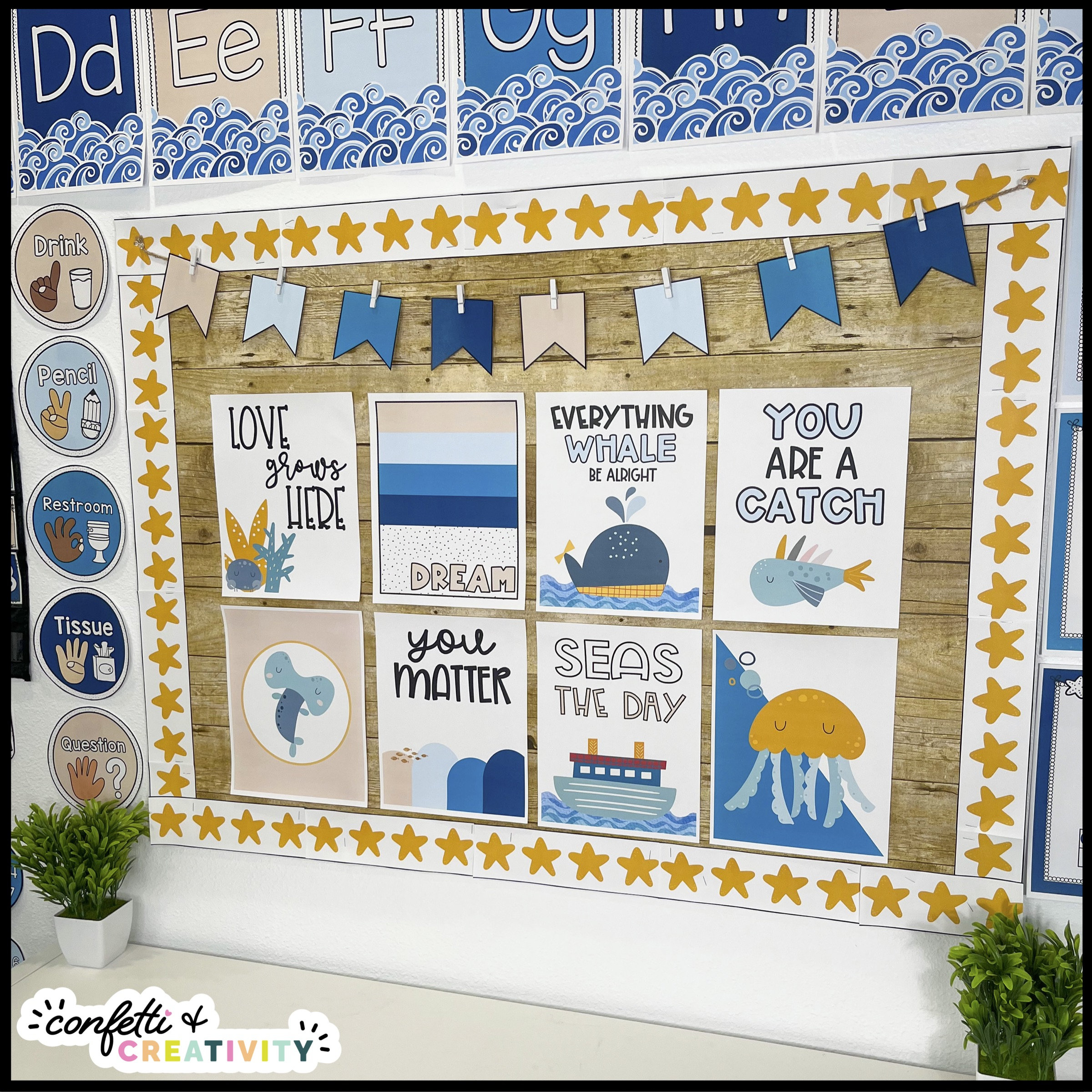 Ocean Themed Classroom Catchy Phrases Sea Inspired Quotes For The