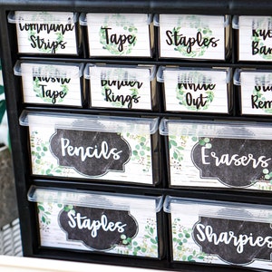 Farmhouse Teacher Toolbox Labels: Elementary Classroom Decor (digital ...