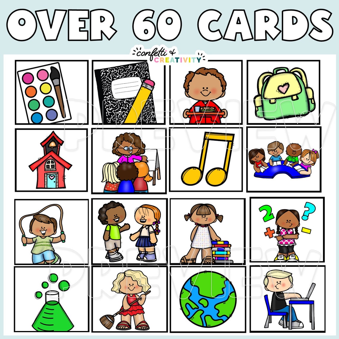 Visual Classroom Schedule Cards: Elementary Teacher Printable (digital ...
