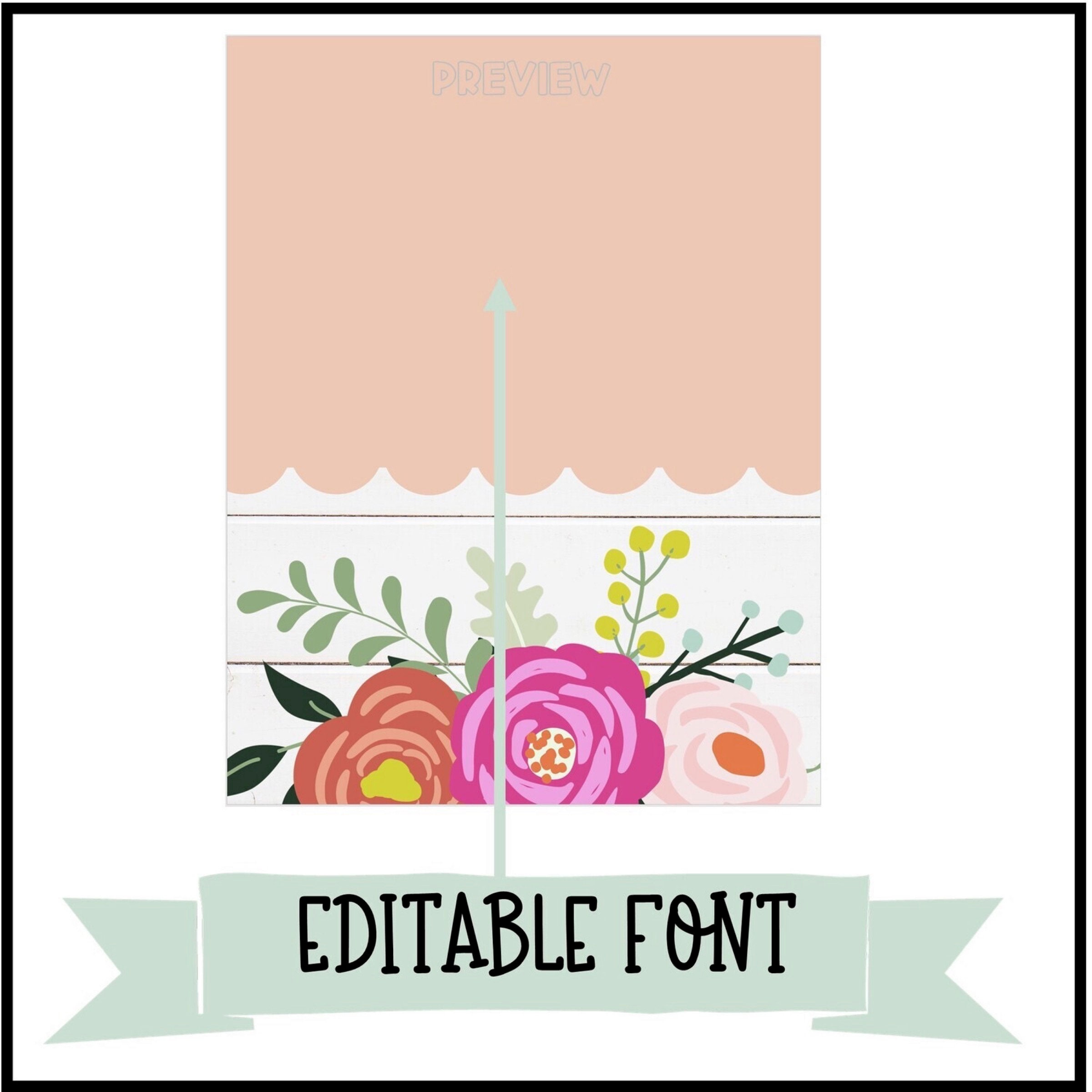 Floral Classroom Alphabet Posters: Elementary Classroom Decor (digital ...