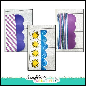 Printable Summer Bulletin Board Borders | Summer Bulletin Board | May ...