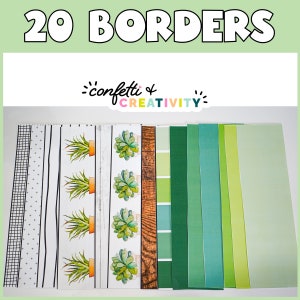 PRINTABLE Plant Bulletin Board Borders | Bulletin Board Display ...