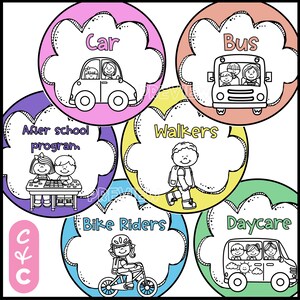 Bright How We Go Home Dismissal Chart Template | How We Go Home ...