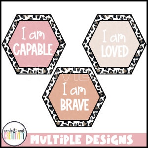 Affirmation Station for the Classroom | Boho Neutrals Classroom Decor ...