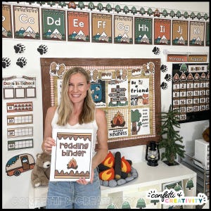 Camping Classroom Decor Bundle: Rustic Nature Theme (digital Download ...