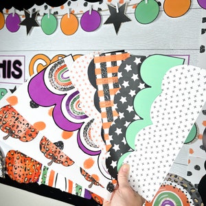 PRINTABLE Halloween Bulletin Board Borders | Halloween Bulletin Board ...