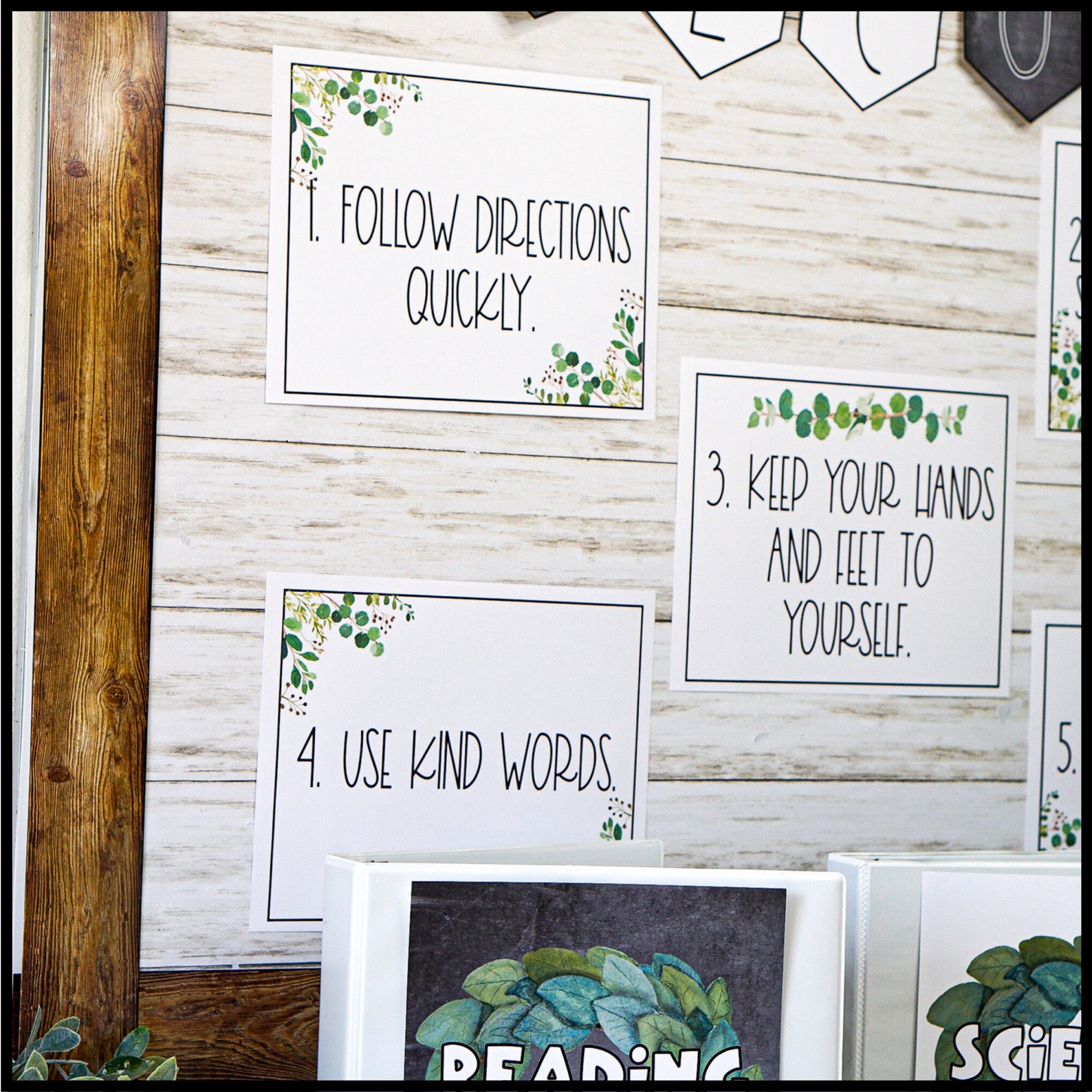 Editable Classroom Posters Modern Farmhouse Classroom Decor - Etsy