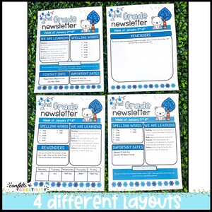 EDITABLE Winter Classroom Newsletter | Teacher Newsletter Template ...