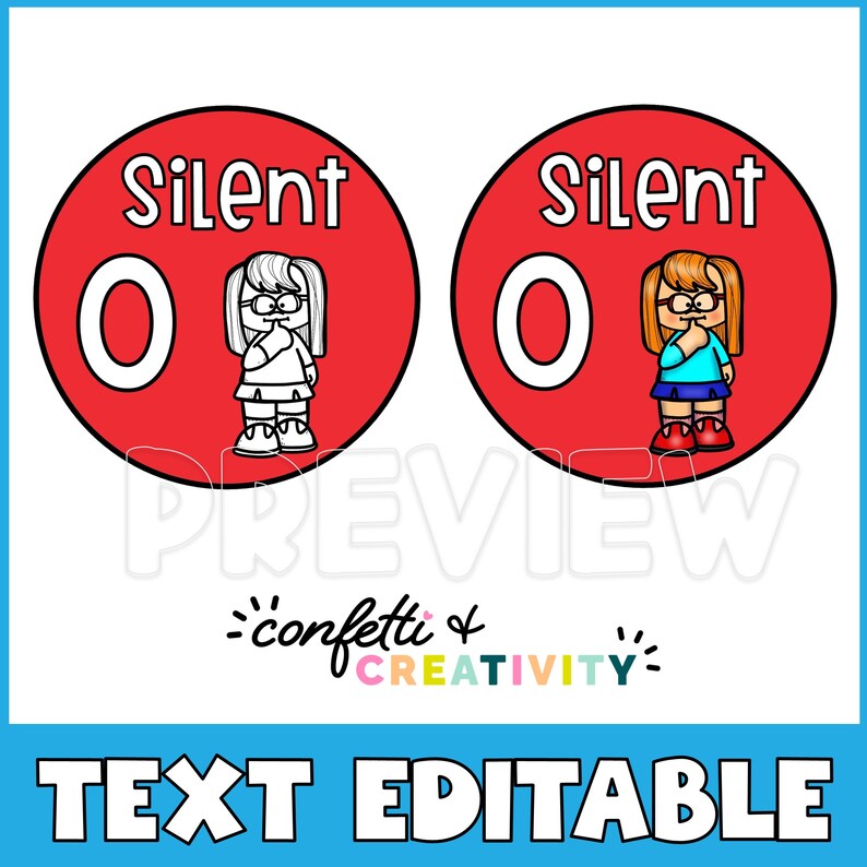 Colorful Classroom Voice Levels Chart: Editable Elementary Display ...