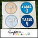 Printable Classroom Table Numbers Ocean Classroom Decor Classroom Table ...