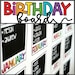Colorful Classroom Birthday Board: Elementary Decor (digital Download ...