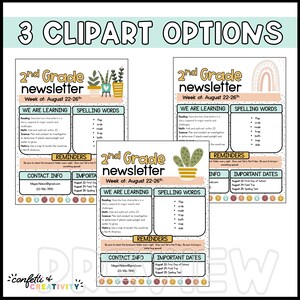 EDITABLE Neutral Classroom Newsletter | Teacher Newsletter Template ...