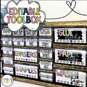 Bright Classroom Decor Bundle: Black & White Theme (digital Download ...