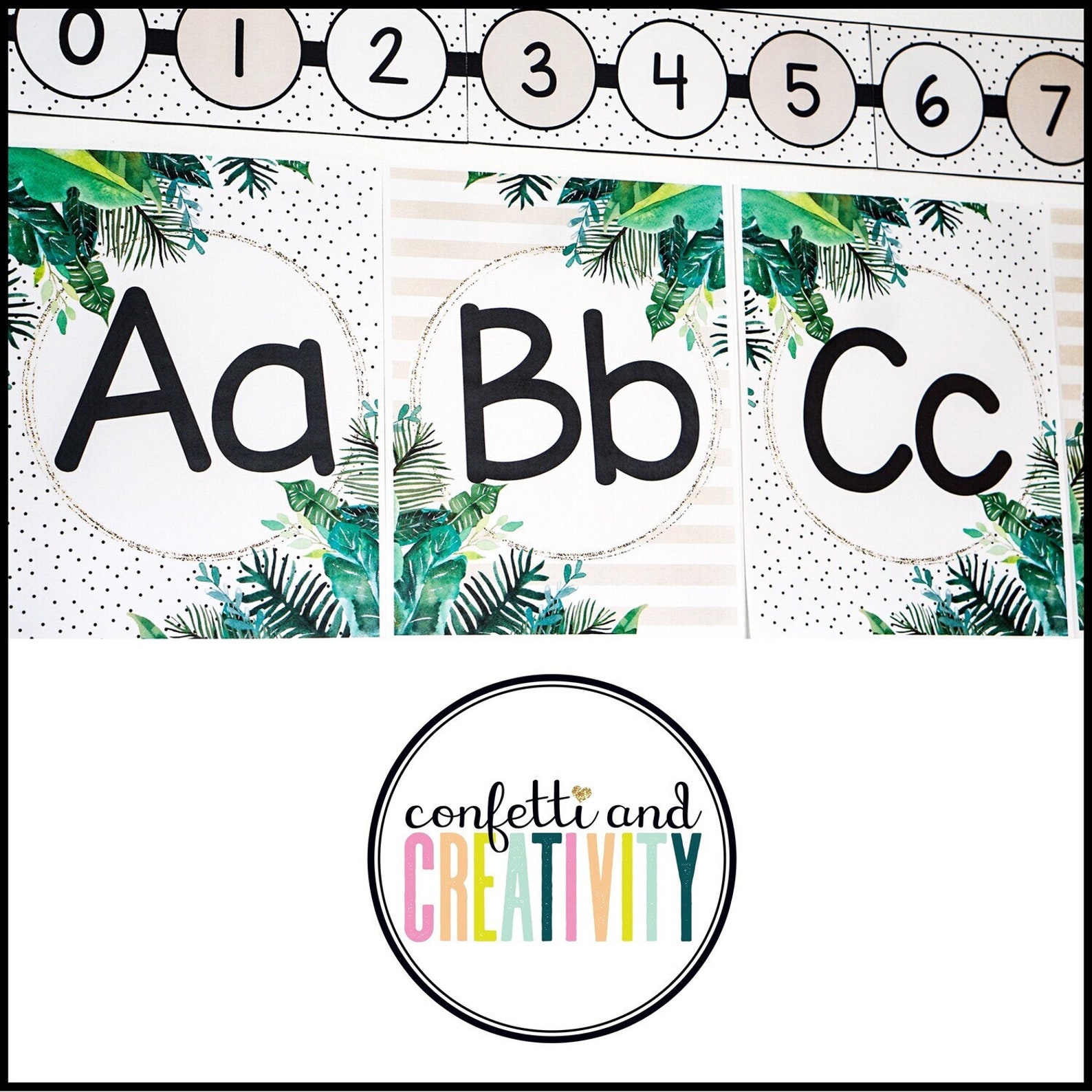 Tropical Alphabet Posters for the Classroom Tropical - Etsy
