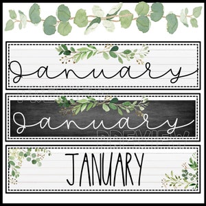 Modern Farmhouse Classroom Calendar Pack | Pocket Chart Calendar Cards ...