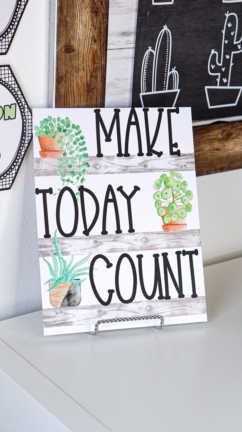 Plant Classroom Quote Posters: Growth Mindset Decor (digital Download ...