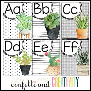 Plant Alphabet Posters for the Classroom | Plant Classroom Decor ...