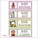 Classroom Daily Schedule Cards Editable Classroom Schedule Elementary ...