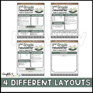 EDITABLE Farmhouse Classroom Newsletter | Teacher Newsletter Template ...