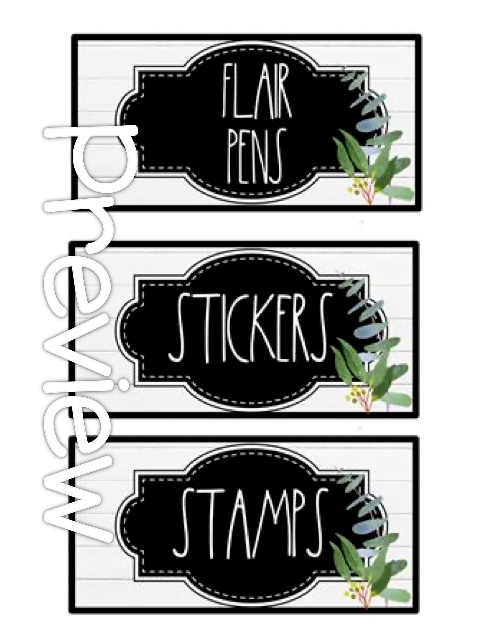 Farmhouse Teacher Toolbox Labels: Editable Classroom Decor (digital ...