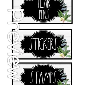 Farmhouse Teacher Toolbox Labels: Editable Classroom Decor (digital ...