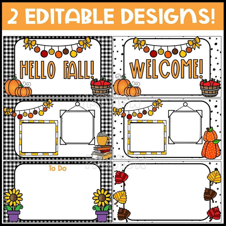 EDITABLE Classroom Slide Templates Holiday Classroom Bundle - Etsy