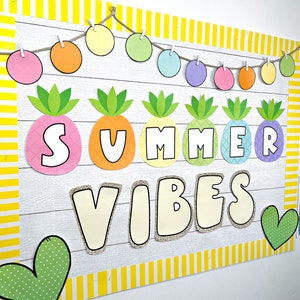 SUMMER Bulletin Board | Pineapple Summer Bulletin Board | Bulletin ...
