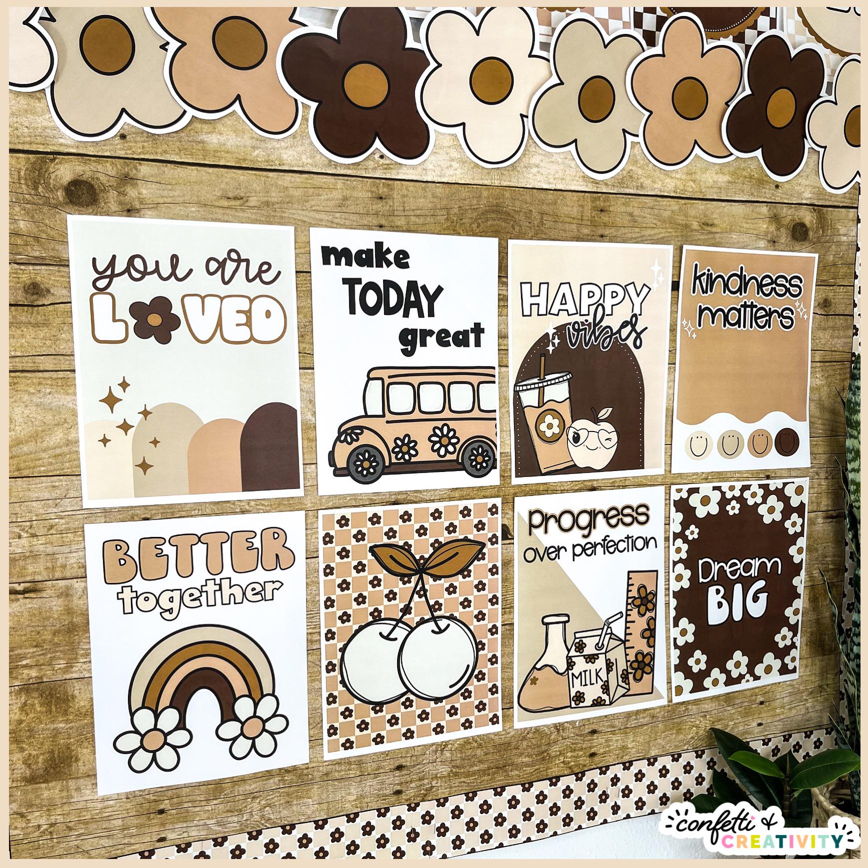 Neutral Classroom Quote Posters: Positive Decor (digital Download) - Etsy