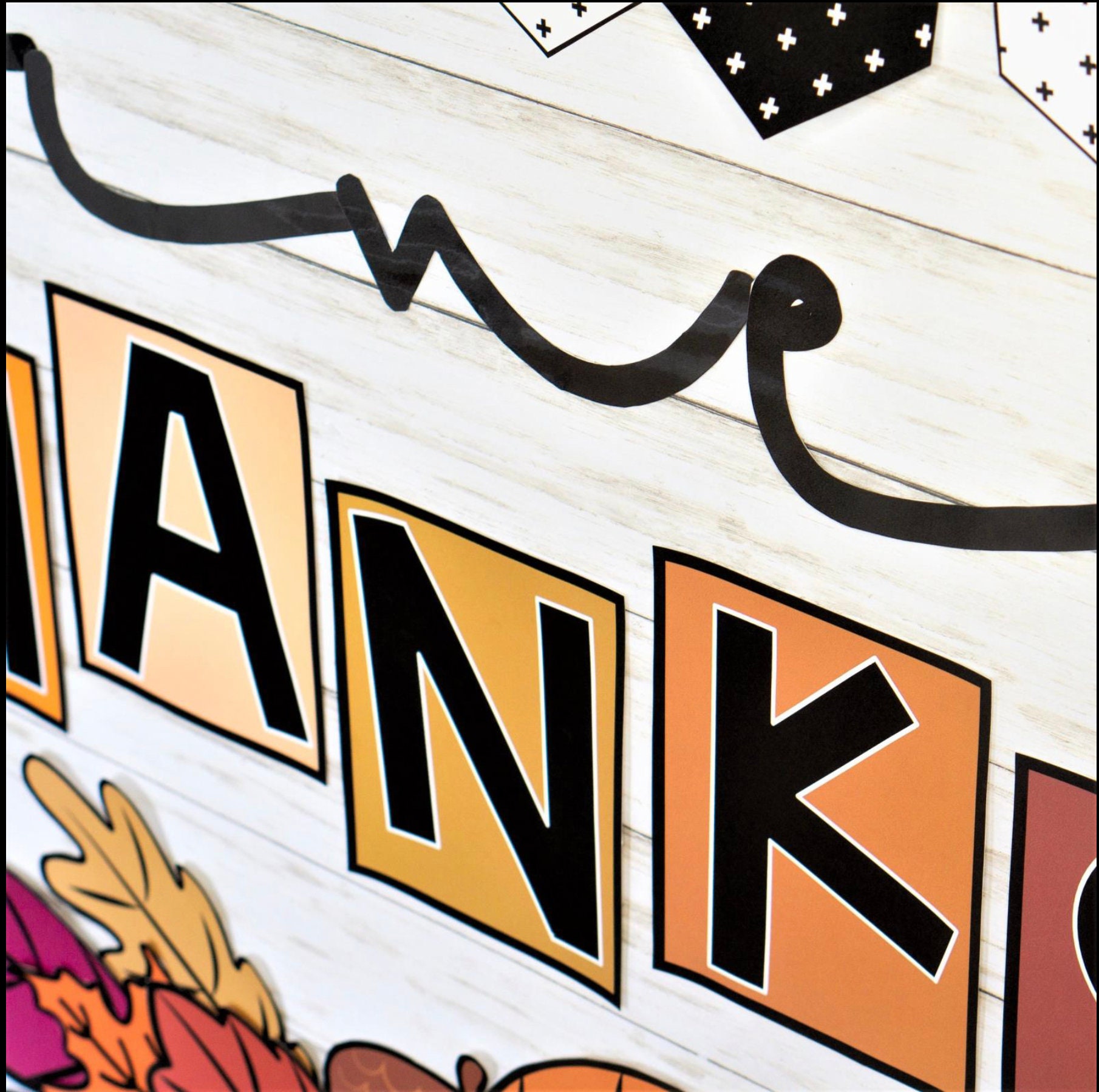 Thanksgiving Bulletin Board Kit: Thankful Hearts Classroom Decor ...