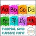 Watercolor Alphabet Posters for the Classroom | Classroom Decor ...
