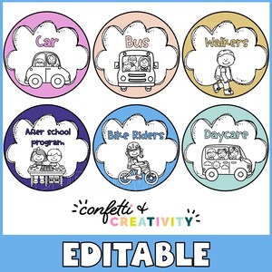 Space How We Go Home Dismissal Chart Template | How We Go Home Bulletin ...